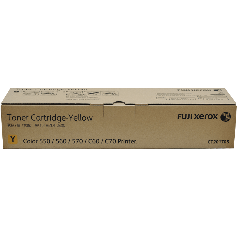 Buy Fuji Xerox CT201705 Yellow Toner for Color 550 560 570 C60 C70 ...